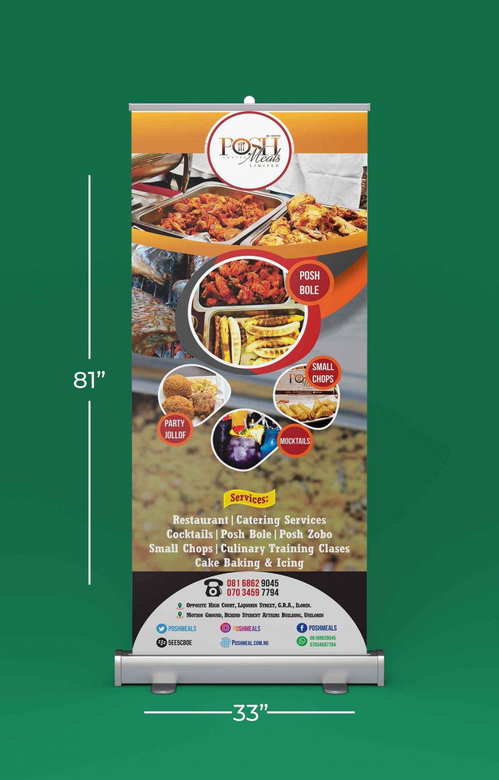Roll-up Banner - Ma'on Prints
